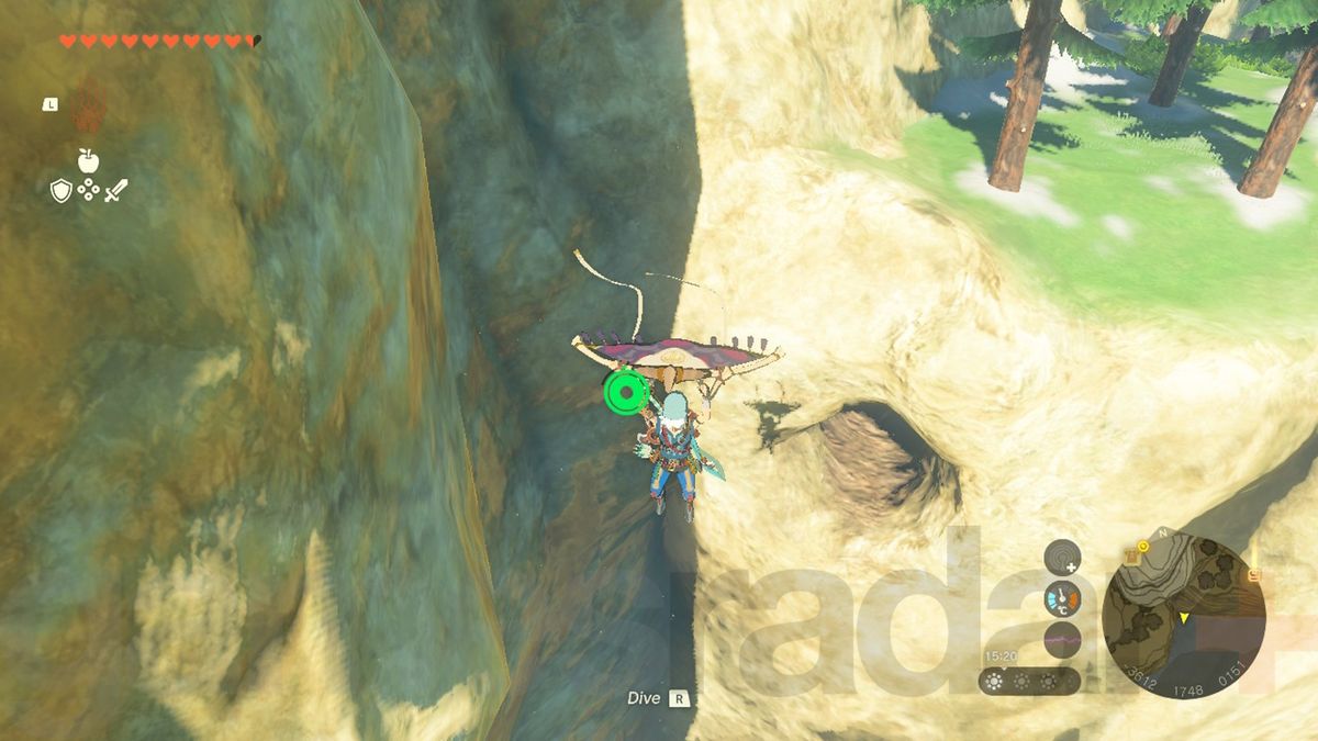 Zelda Tears of the Kingdom Rito Village Chasm location | GamesRadar+