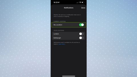 How to enable weather alerts on iPhone | Tom's Guide