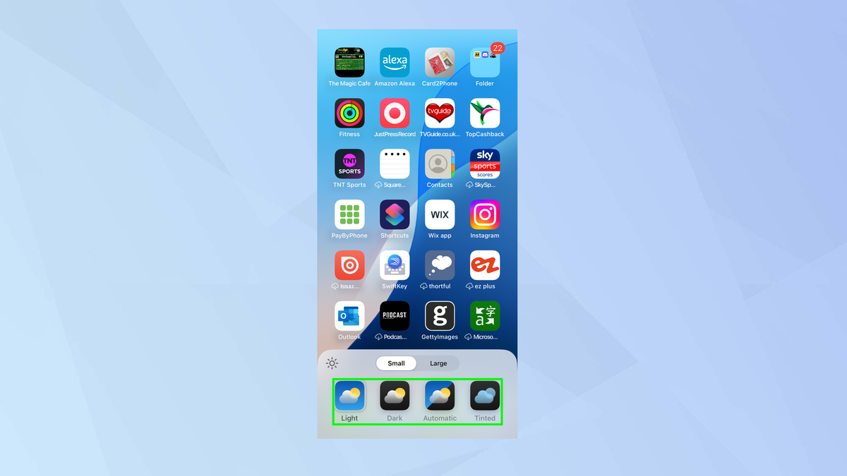 How to change app icon colors in iOS 18 | Tom's Guide