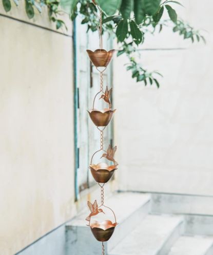 7 rain chain ideas that are stylish and sweet | Real Homes