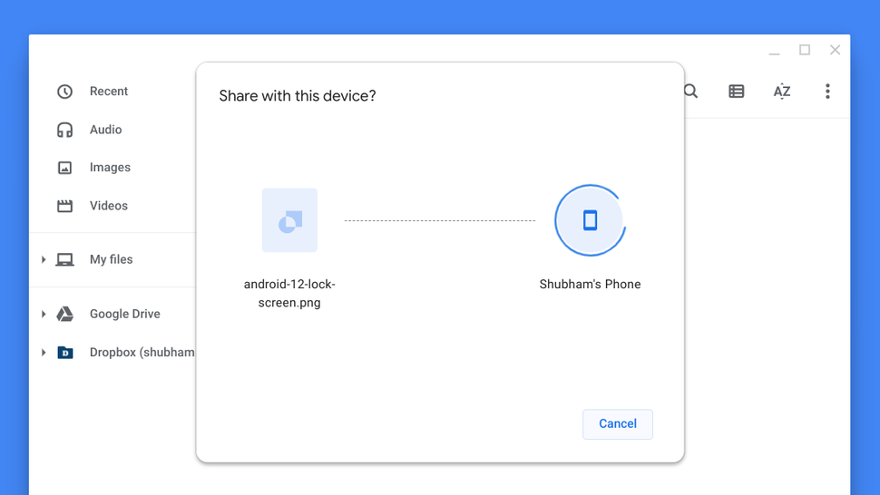 How to wirelessly share files between your Chromebook and Android phone ...