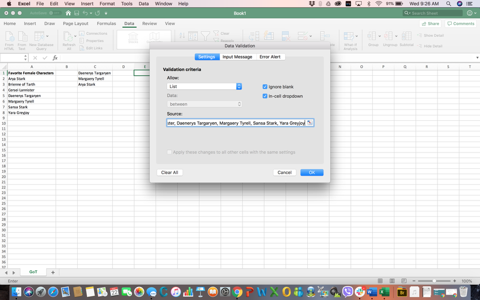 How To Create A Drop Down List In Excel Techradar