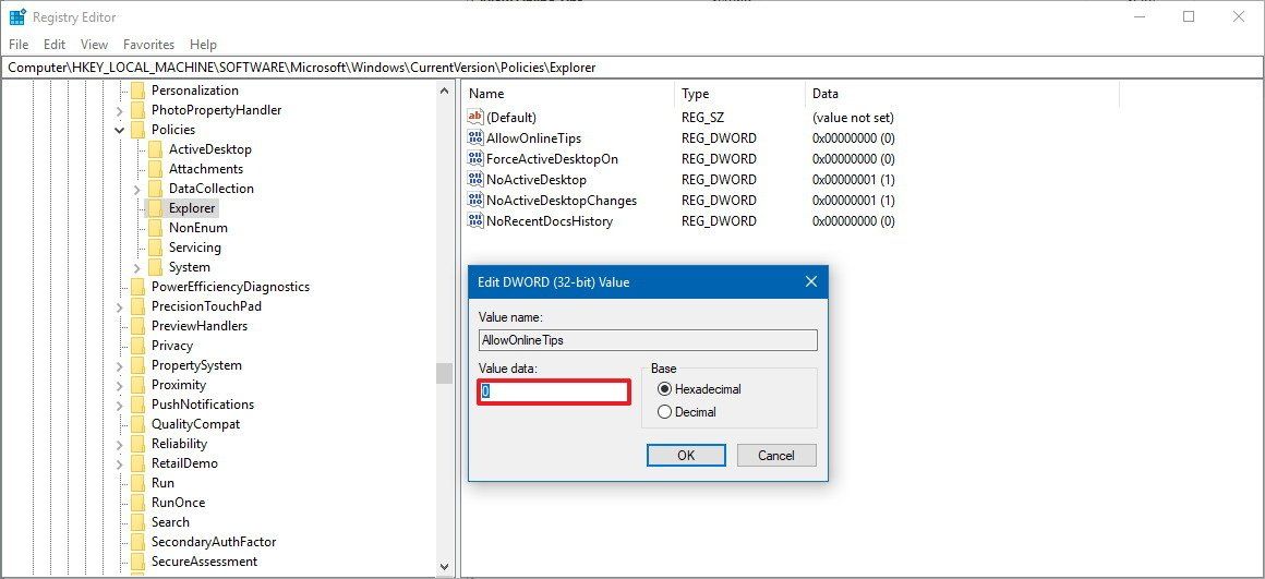 How to remove Windows 10's Settings app tips | Windows Central