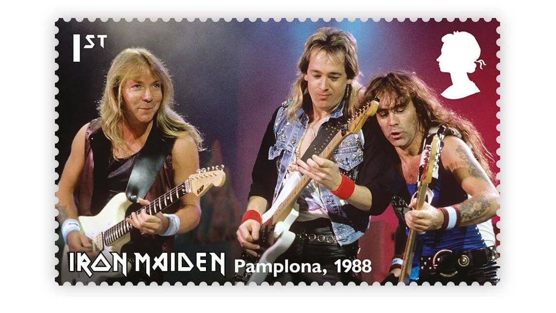 Fear Of The Postmark: Iron Maiden honoured with a set of Royal Mail ...
