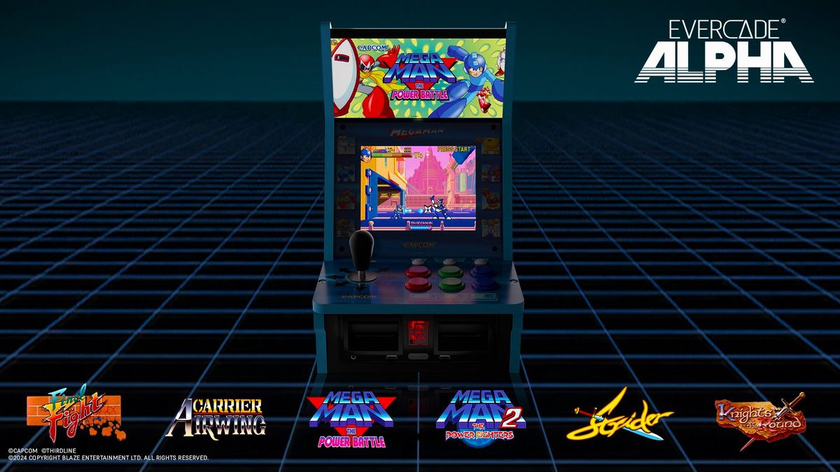 The Evercade Alpha is a compact arcade machine that uses cartridges and ...