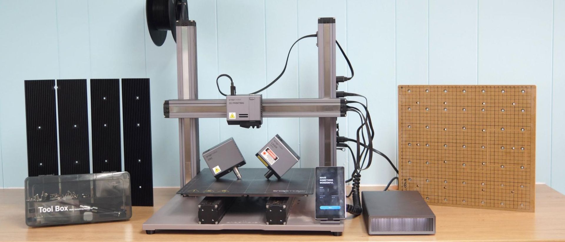 Snapmaker 2.0 Modular 3-in-1 Review: 3D printer, Laser Cutter and CNC ...
