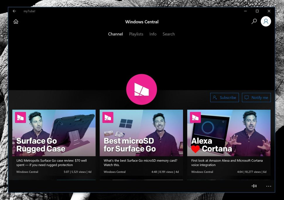 How to get the best YouTube experience on Windows 10 with myTube ...