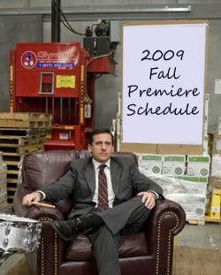 Fall 2009 TV Premiere Schedule | Cinemablend