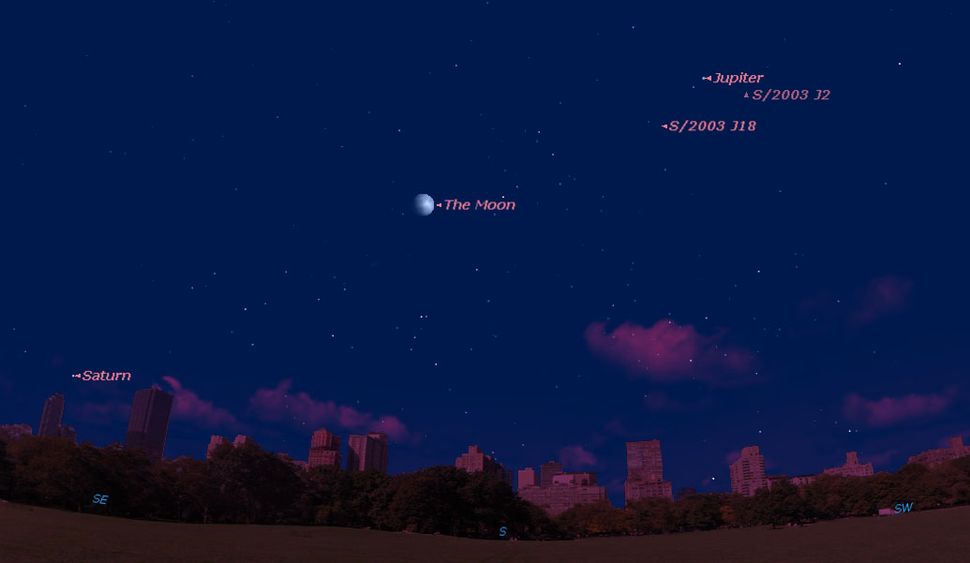 Moon Shares Encounter with Saturn Tonight | Space