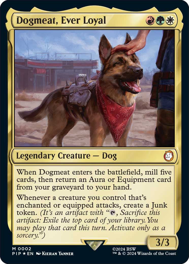 Dogmeat is coming to Magic: The Gathering in Fallout-themed Commander ...