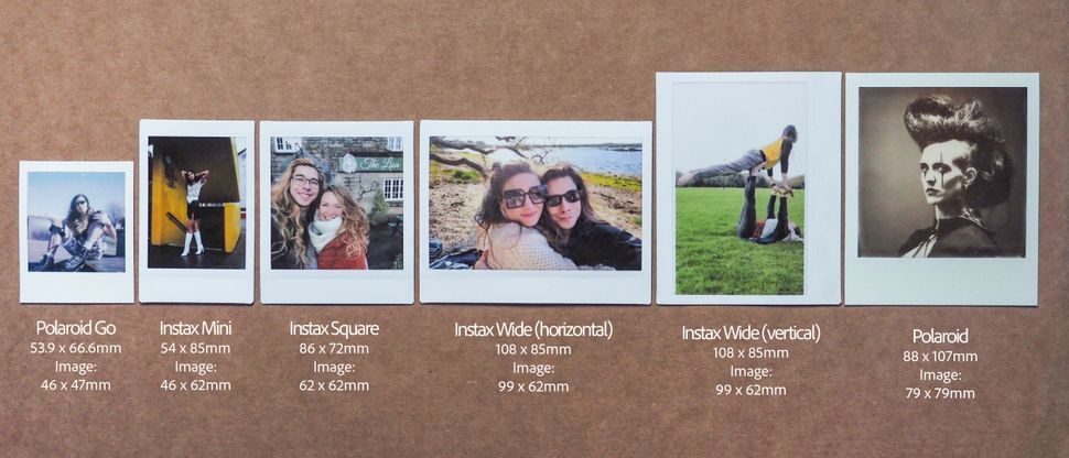 Instant camera film sizes – how big are all the Instax and Polaroid ...