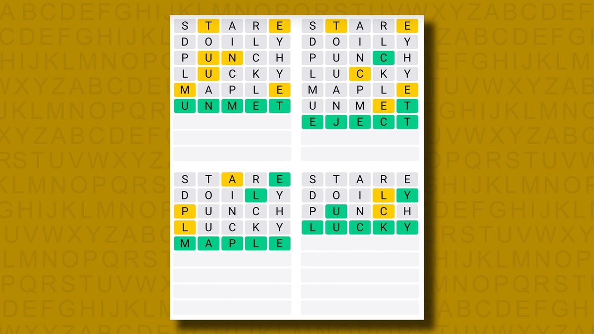 Quordle today – hints and answers for Saturday, August 3 (game #922 ...