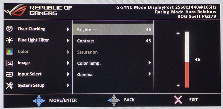 Asus ROG Swift PG27V OSD Setup, GamePlus, & Calibration