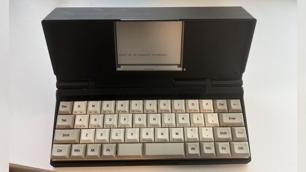 Raspberry Pi Zerowriter Eink Typewriter Lets You Take Notes On The Go Toms Hardware 