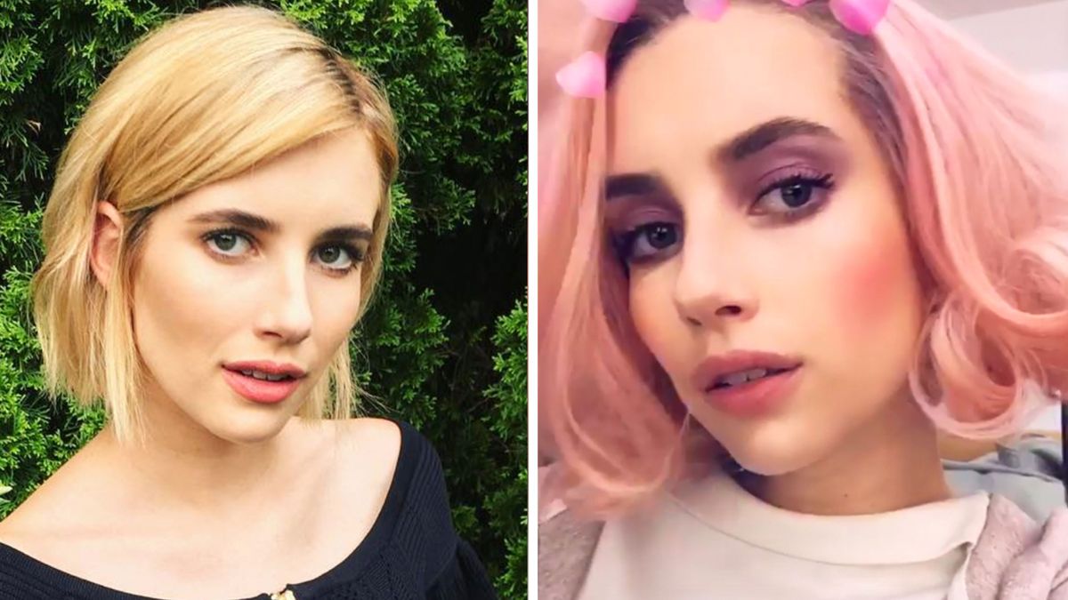 Emma Roberts Dyed Her Hair Pink | Marie Claire
