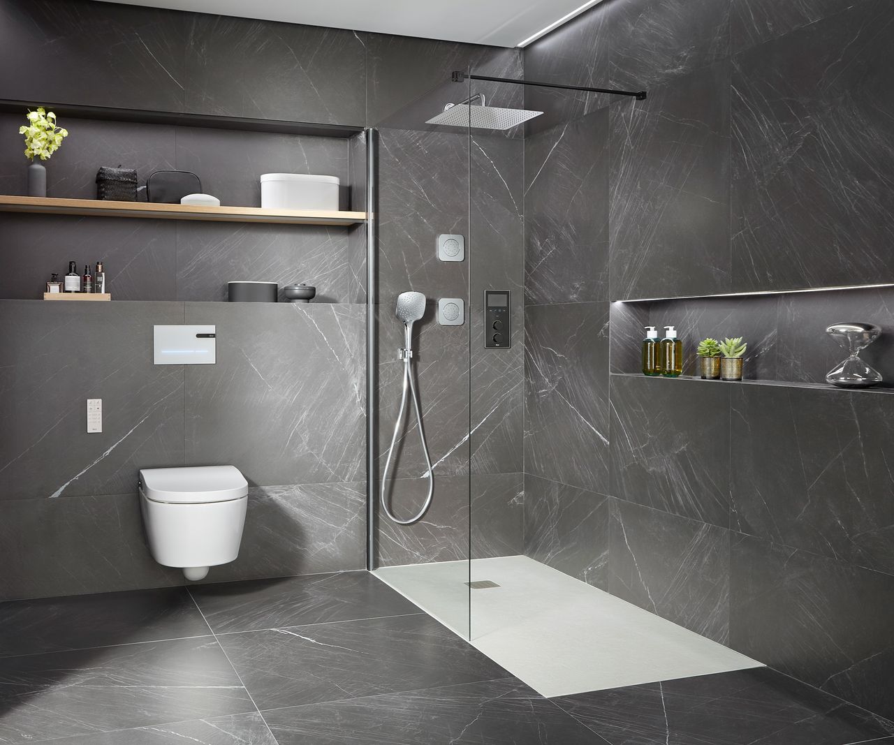 The pros and cons of digital shower systems, explained | Homes and Gardens