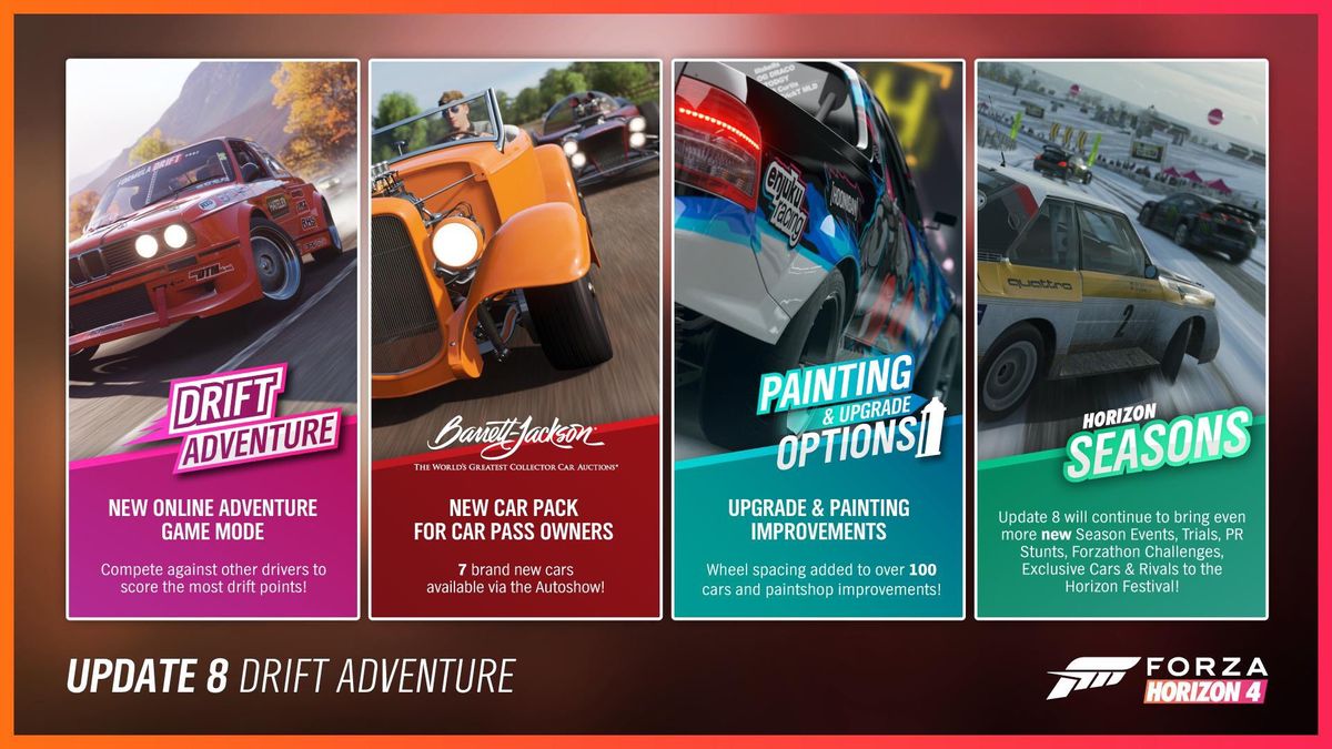 Forza Horizon 4 Update 8 bringing important multiplayer changes ...