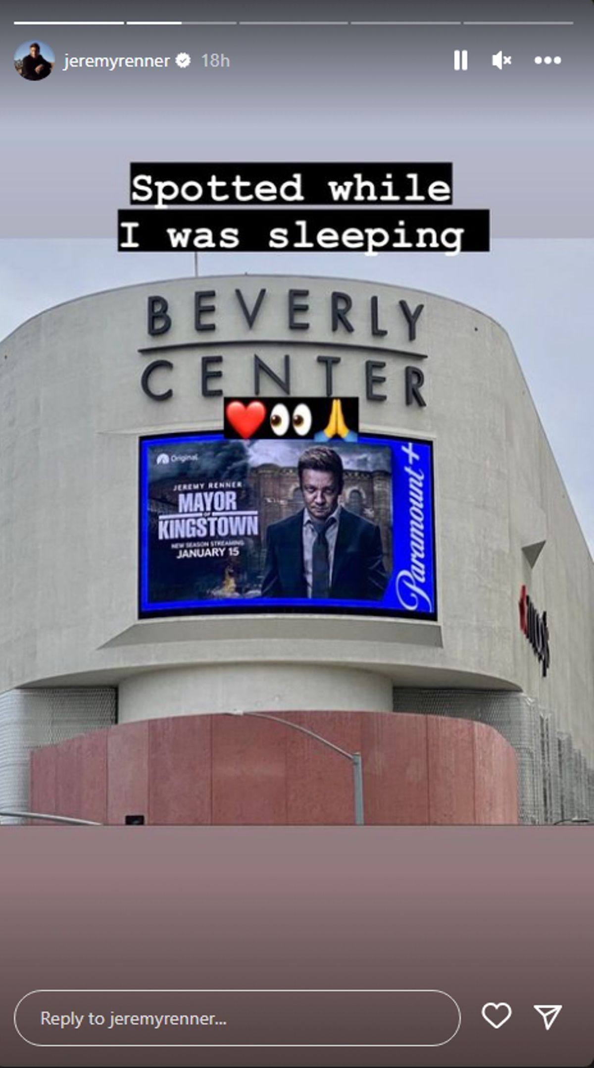 Jeremy Renner Shares Message From His Hospital Bed While Continuing ...