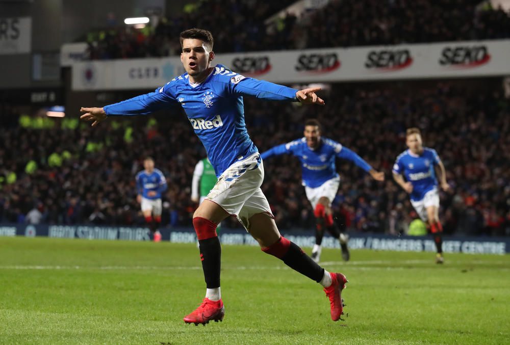 Hagi strikes late to keep Rangers within touch of leaders Celtic ...