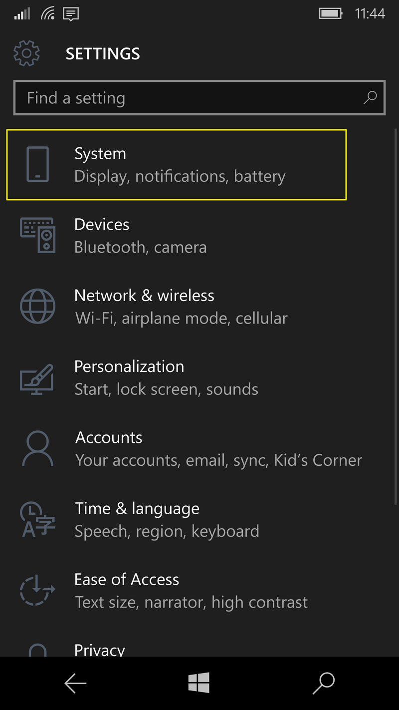 How to enable device encryption on a phone with Windows 10 Mobile ...