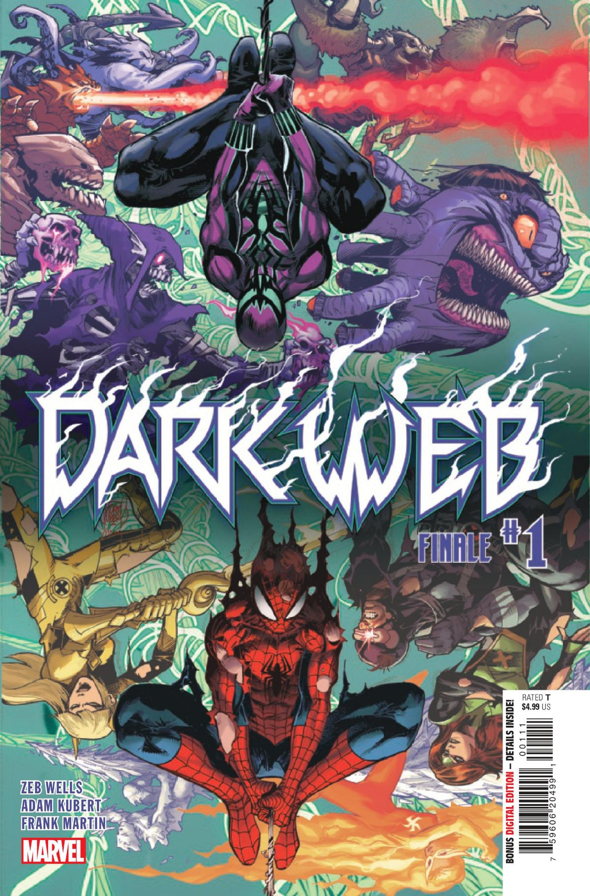 King Chasm takes on Spider-Man and the X-Men in Dark Web Finale preview ...