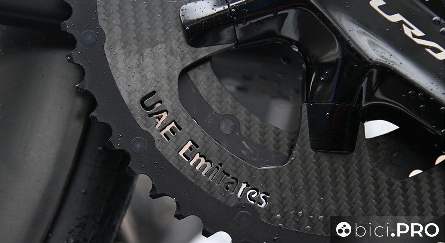 A 55-tooth carbon chainring and 165mm cranks – Tadej Pogačar's 2024 ...