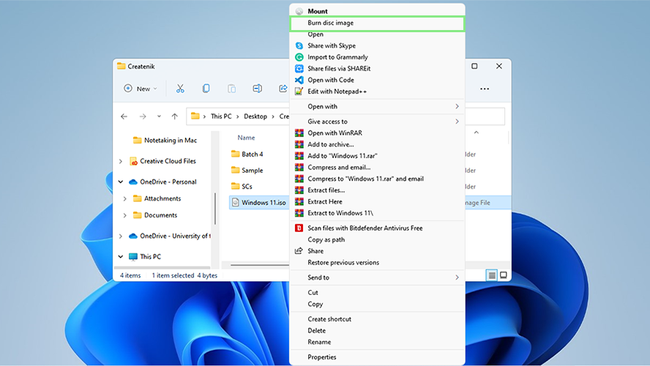 Windows 11 tips: How to burn an ISO to a USB drive or DVD | Laptop Mag