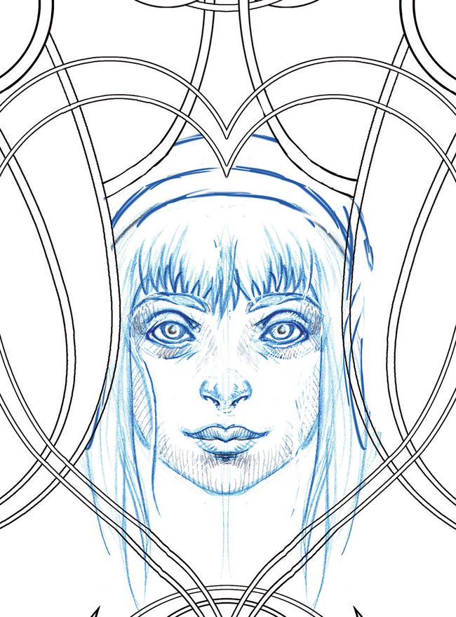 Creating line art for a colouring book | Creative Bloq