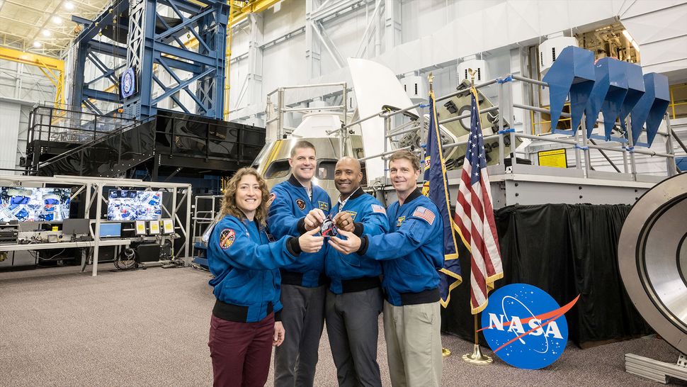 NASA's Artemis 2 astronauts reveal moon mission patch to honor 'AII ...
