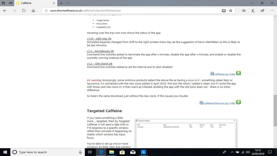 How to keep your PC switched on with Caffeine | TechRadar