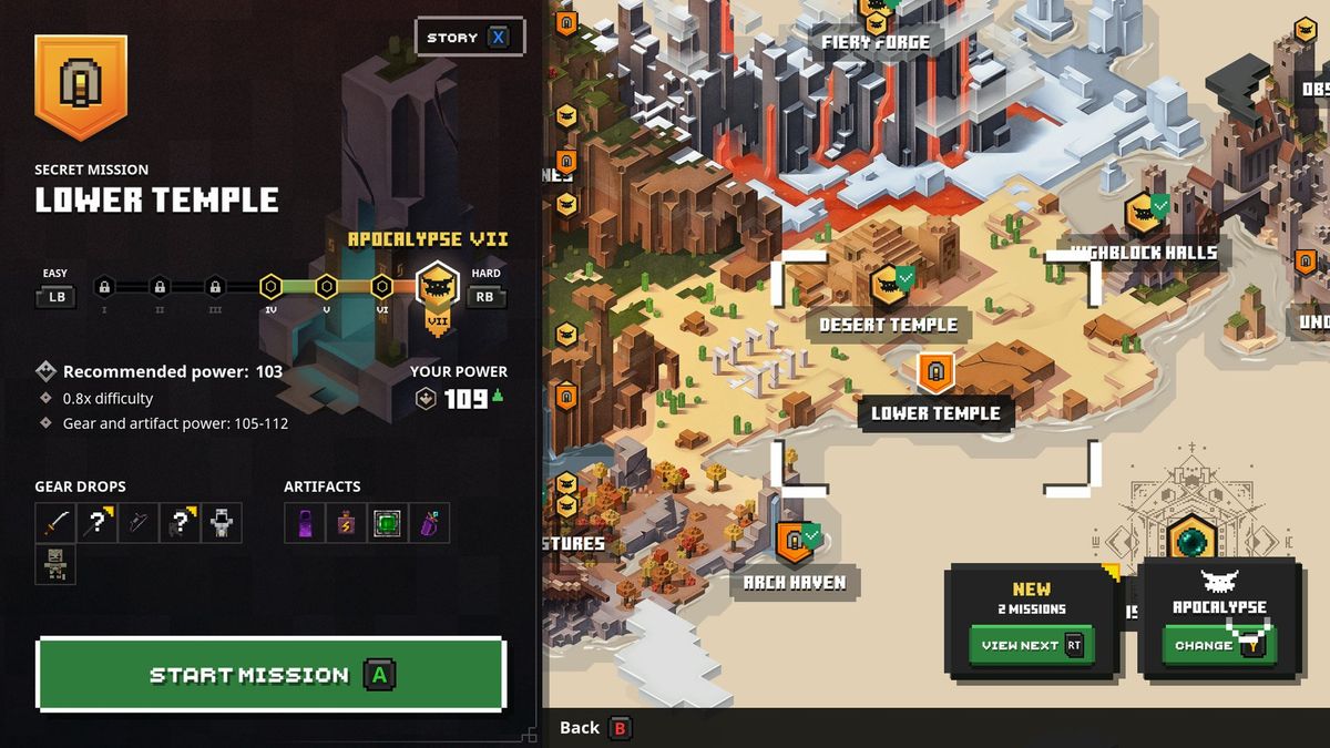 Minecraft Dungeons: How to unlock the Lower Temple level | Windows Central