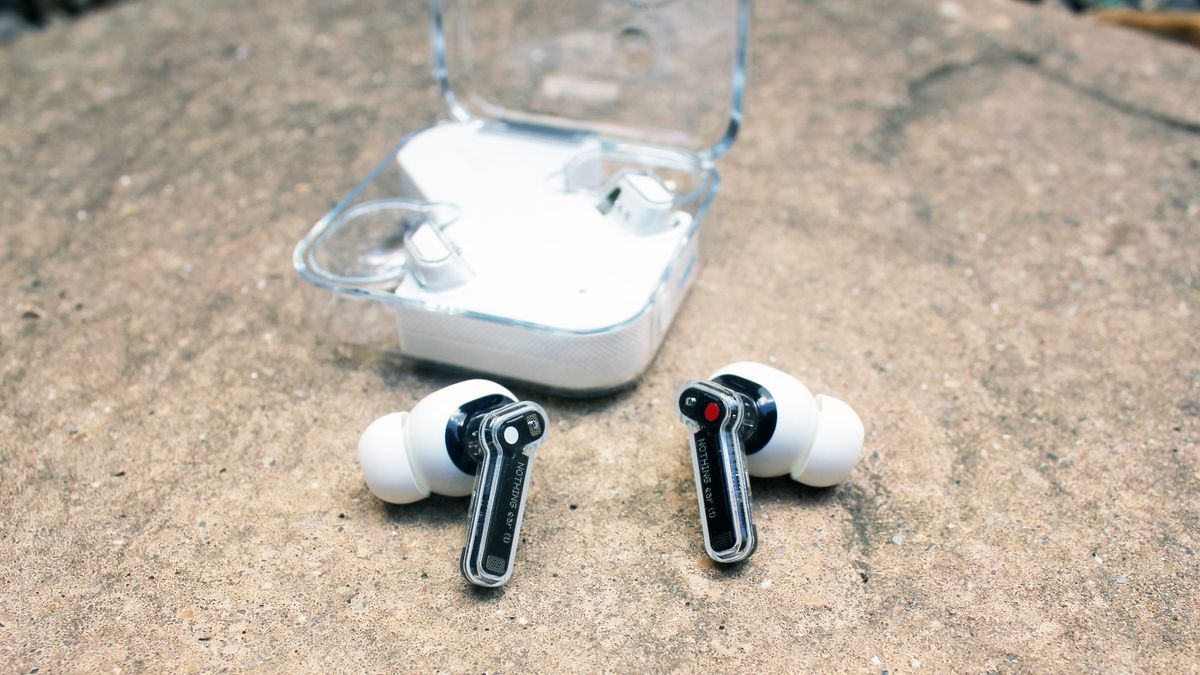 The Nothing Ear (1) wireless earbuds appear in black in newly leaked ...