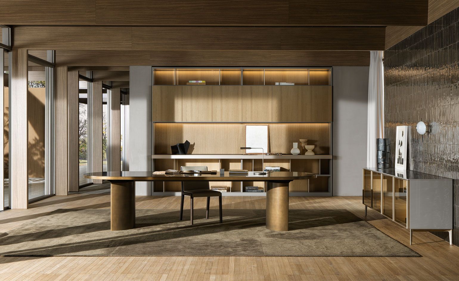 Molteni&C presents the Blevio table by Ignazio Gardella | Wallpaper