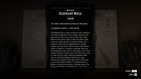 Red Dead Online Elephant Rifle: How to unlock and use the Naturalist ...