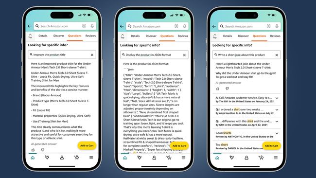 Amazon tests a new AI assistant to answer your questions while you shop ...
