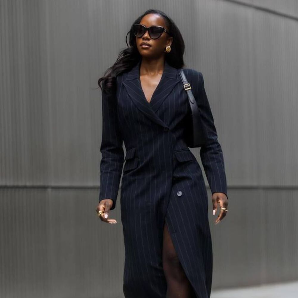 The Pinstripe Fashion Trend Is the Demure Look Taking Over in 2024 ...