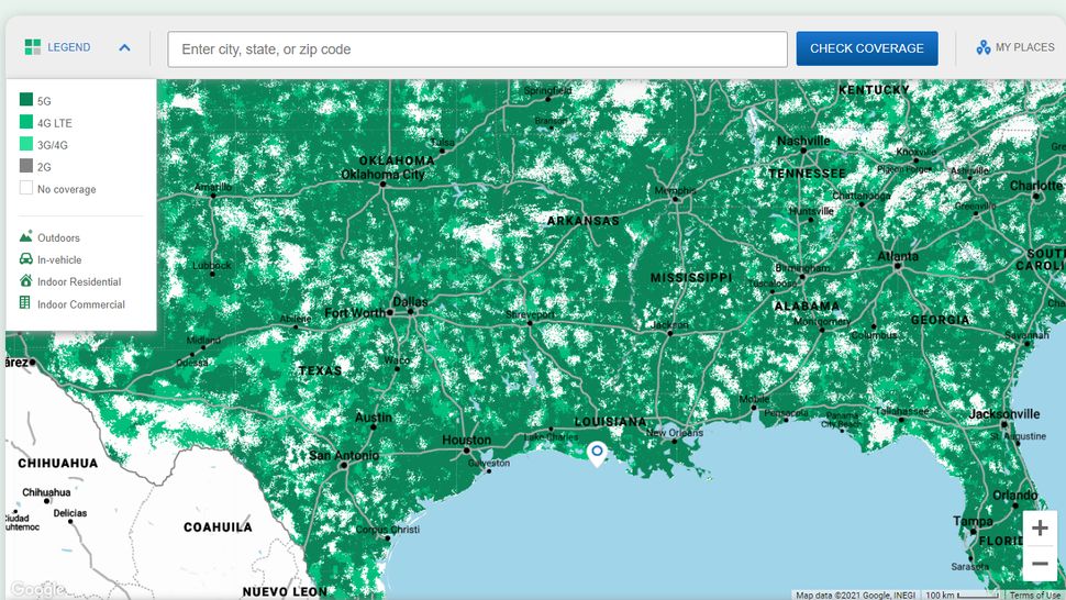 Cell phone coverage maps: who has the best network in America? | Top ...