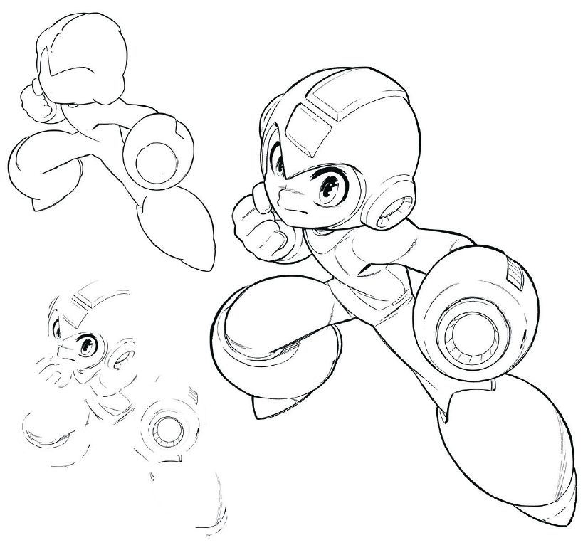 Here's how we made the cover art for the new Mega Man Timelines ...