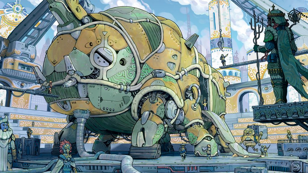 How to create key art for video games in Photoshop and Blender ...