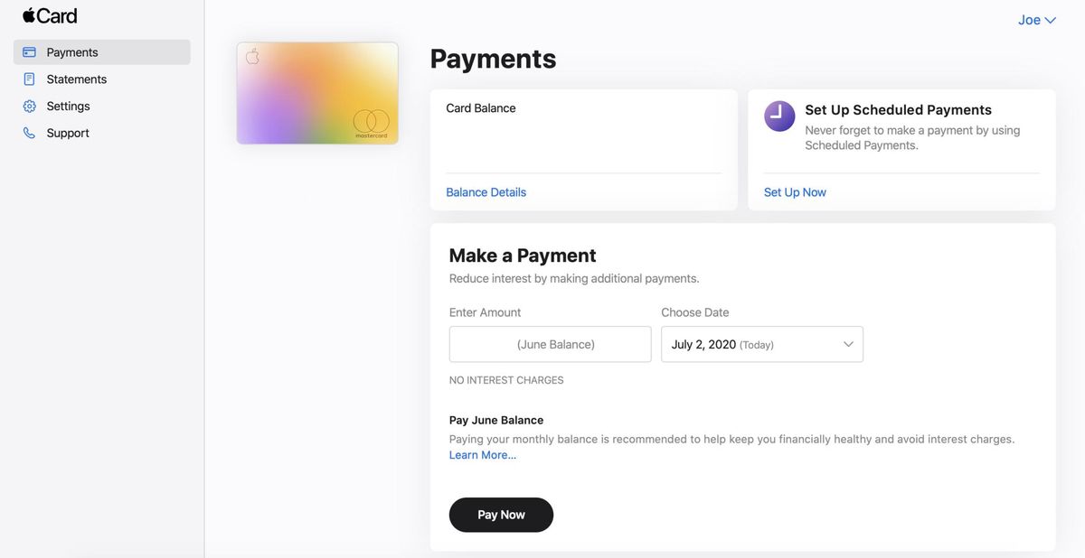 Apple launches website for Apple Card customers to pay their bill ...
