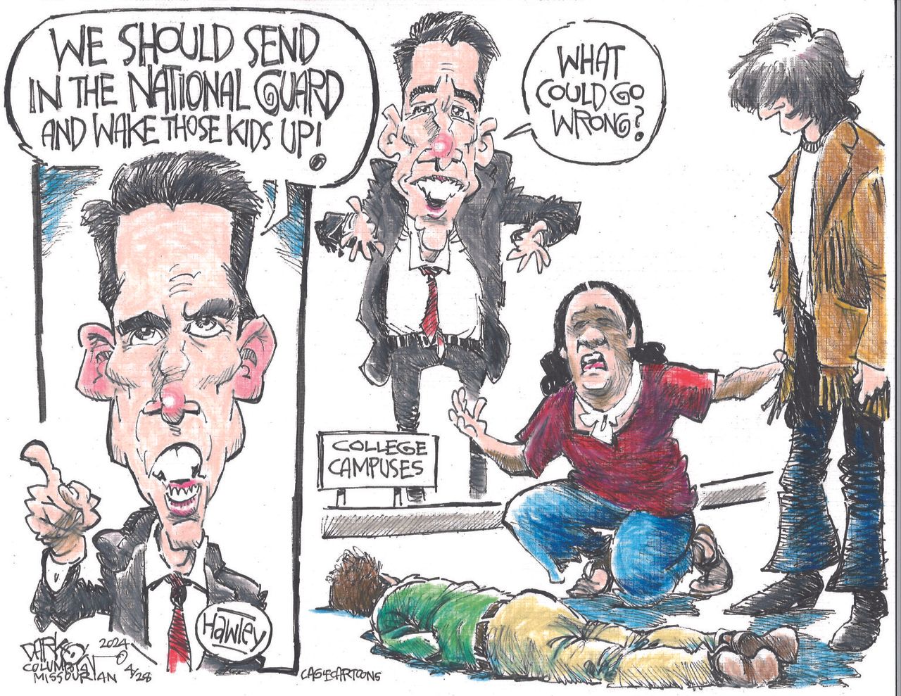 5 highly educational cartoons about student protests | The Week