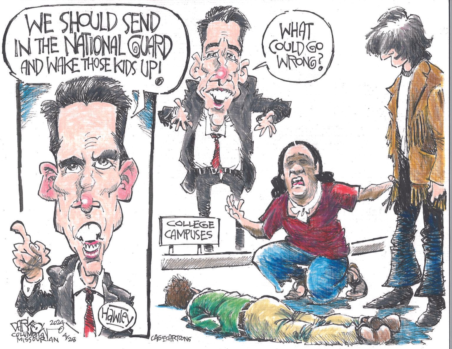 5 highly educational cartoons about student protests | The Week