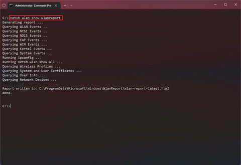 How to generate a Wi-Fi report on Windows 11 | Windows Central
