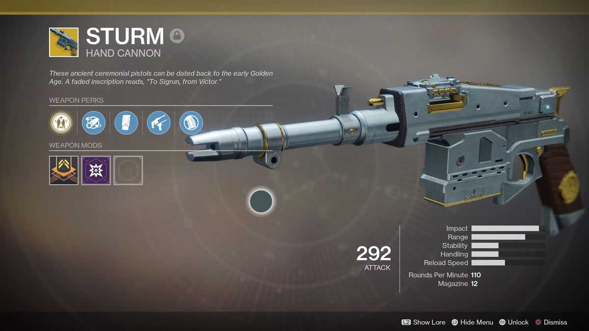 Destiny 2 guide: how to get the Sturm exotic hand cannon | PC Gamer