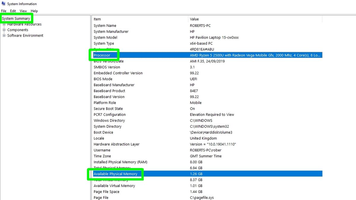 How to check your PC specs in Windows 10 | Tom's Guide
