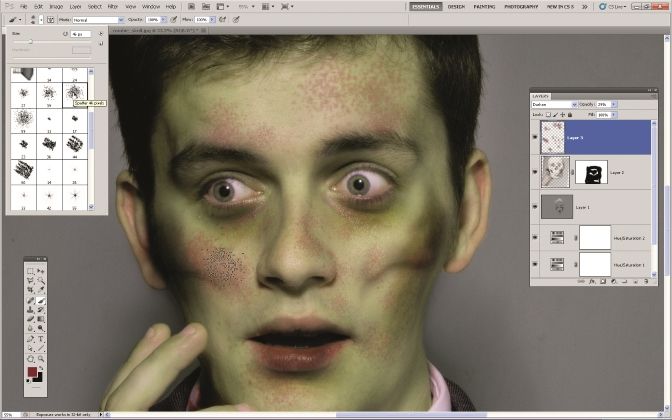 How to turn a portrait into a zombie using Photoshop | Digital Camera World