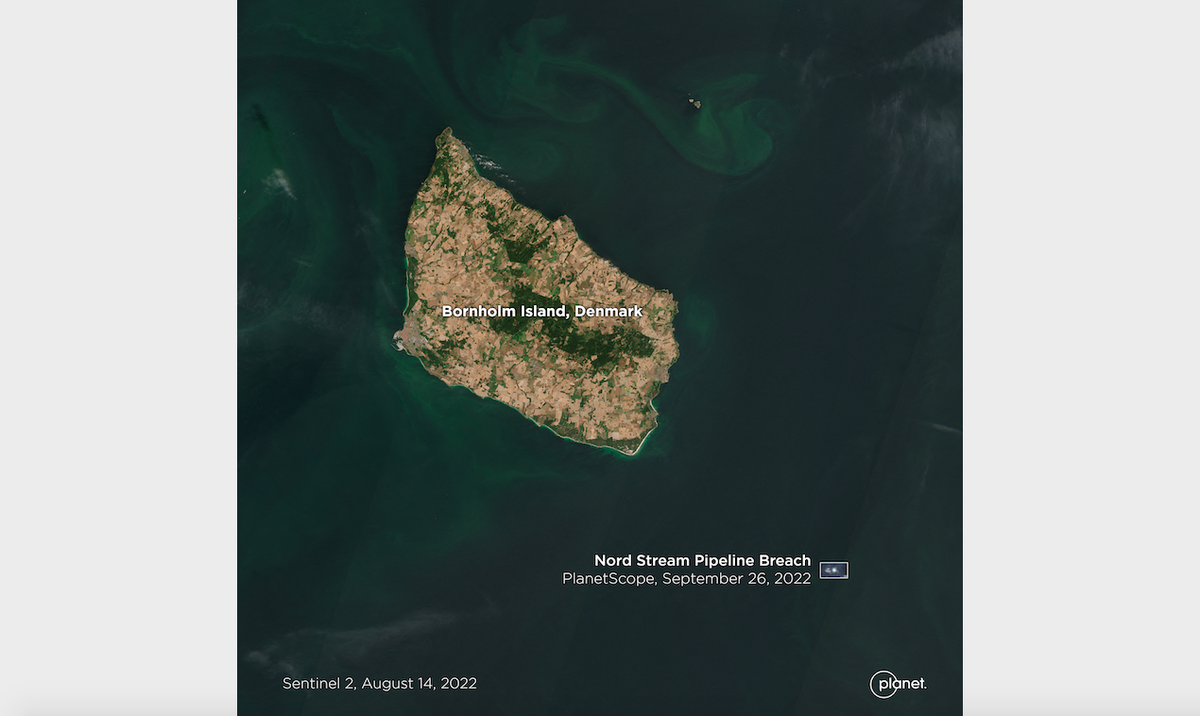 Satellite spies leak from Russian Nord Stream gas pipeline (photo) | Space