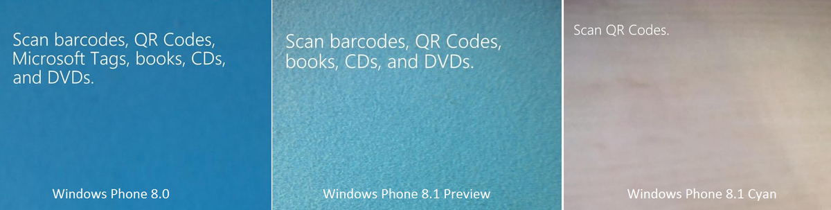 Bing Vision lost all features but QR scanning in Windows Phone 8.1 ...