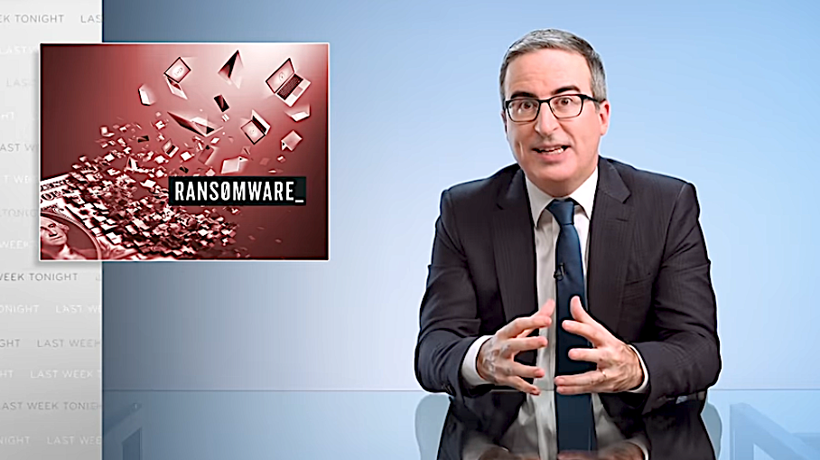 John Oliver urges you to take ransomware seriously with 1 terrifying ...