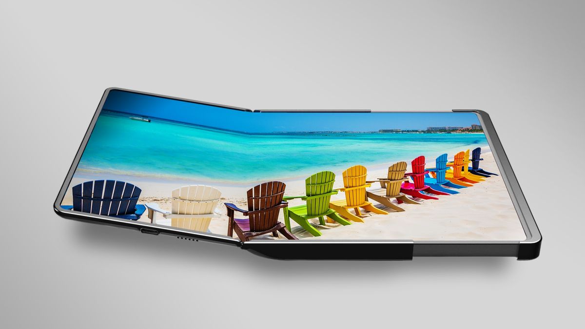 Samsung's future roll-up display could lead to some very peculiar TVs ...